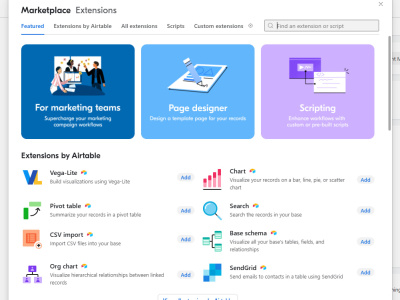 Custom AirTable extension with APIs integration | Upwork