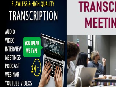 Audio Transcription | Virtual Transcribe| video Transcription| transcripts | Upwork
