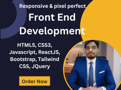 PSD, Figma To HTML, CSS, BootStrap, React | Front End Developer | Reactjs | Upwork