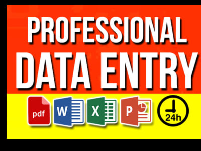 Professional Data Entry, Creative Writing, Content Digitization & More ...