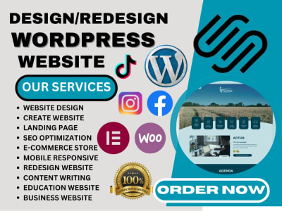 A WordPress Website Security Optimization, Landing page design, copywriting | Upwork