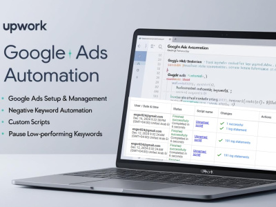 Google Ads Expert best Adwords scripts Automate negative keyword Scripts | Upwork