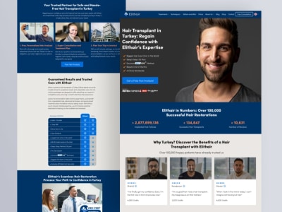 A high converting custom landing page on Webflow. | Upwork