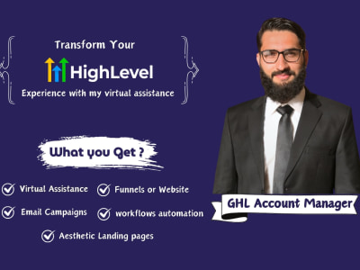 A professional GoHighLevel virtual assistant for automation & funnel ...