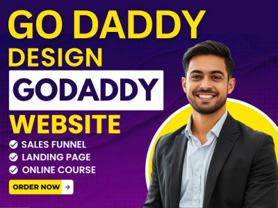 Godaddy website design & redesign godaddy website for your brand | Upwork