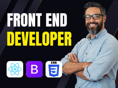 A Front End Developer | React.js| Bootstrap | Javascript | Upwork
