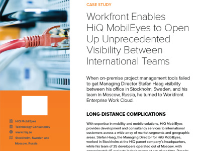 Customer success story that shows benefits of your technology solution | Upwork