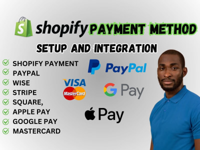 Verified shopify payment methods integration | Upwork