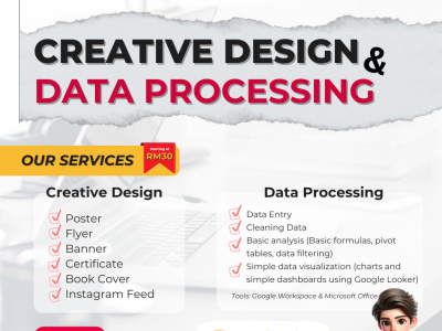 Data Entry, Simple Data Processing & Creative Design for Your Workflow ...