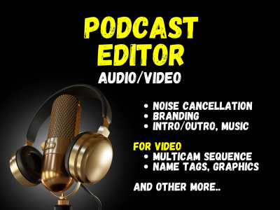 Podcast editor | Podcast Video Editing | Podcast Audio Editing Services ...
