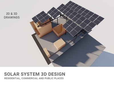 High-Quality 3D Solar Layouts and Visualizations for Your Project | Upwork