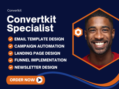 Kit (ConvertKit) Email Newsletter Template, Convertkit landing page ...