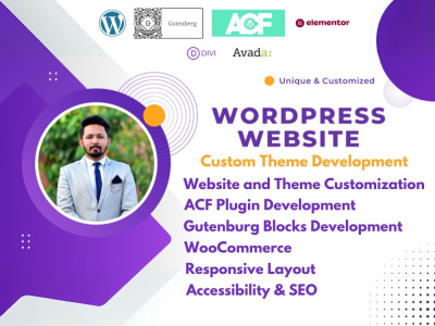 Custom WordPress Website & Theme Development | Gutenberg Blocks | ACF PRO | Upwork