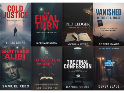 A Gripping Crime Novel Cover That Stands Out – Order Now! | Upwork