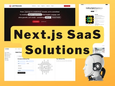 AI developed Nextjs SEO friendly web application | Upwork
