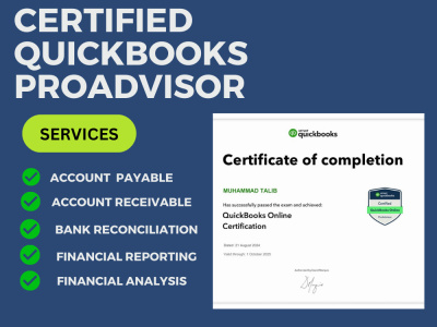 Certified QuickBooks ProAdvisor bookkeeping services | Upwork