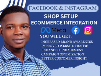 Facebook & Instagram shop setup with E-commerce integration | Upwork