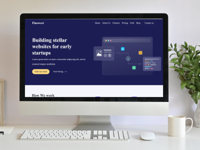 Responsive Landing Page using HTML, CSS, JavaScript | Upwork