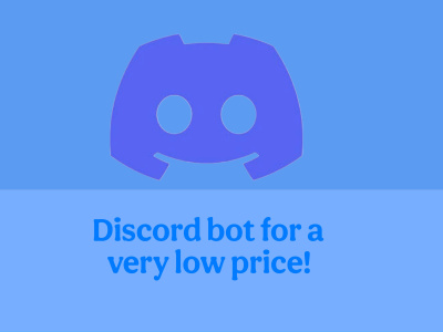 A fantastic discord bot | Upwork