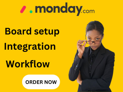 A nice monday setup boards monday workflow monday crm for business | Upwork