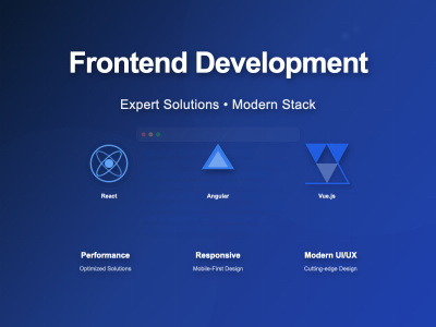 Frontend Development | React, Next.js, Angular, Vue.js Expert | SEO ...