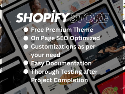 ECommerce Store | Custom Shopify Design | Website Development | Upwork