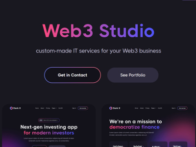 A crafted next-level design Webflow Page! | Upwork