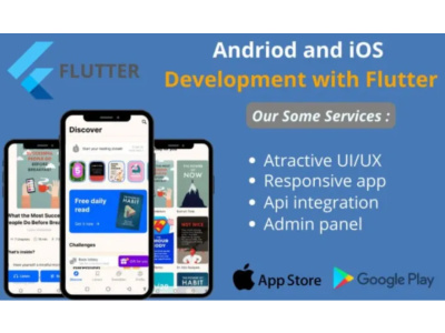 Develop flutter mobile apps for iphone, android, ios android app developer | Upwork