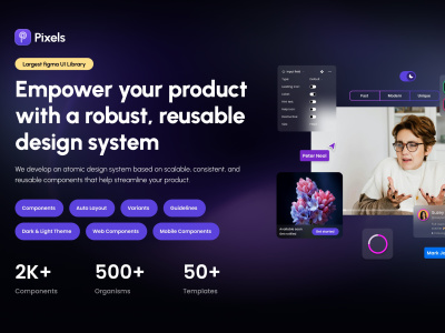 Figma design system with a robust, reusable components | Upwork