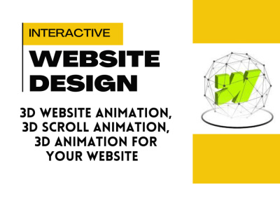 3d interactive website scroll animation spline threejs Lottie babylonjs | Upwork