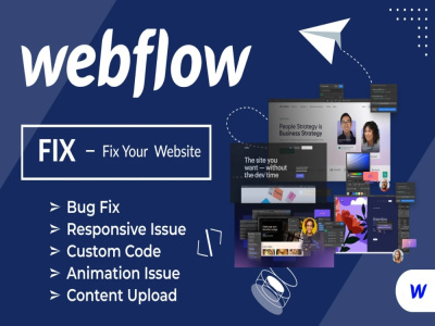 Update, Manage, Fix, Support, and Optimize Webflow website| Webflow ...