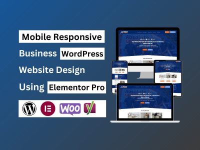 Mobile responsive business wordpress website using elementor | Upwork