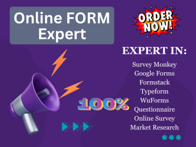 Online Surveys and Forms on SurveyMonkey, Google Forms, Formstack, & More | Upwork