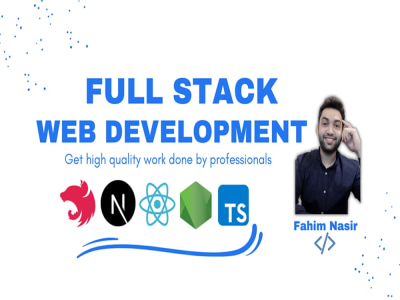 Full stack web development using NestJS Next.js React | Upwork