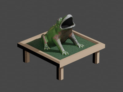 A cleaned 3D model from photos using photogrammetry, for Blender, AR ...