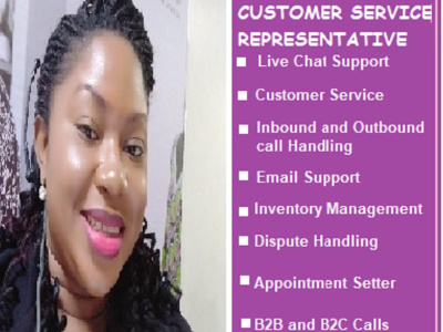 A friendly, empathetic and result oriented customer service ...