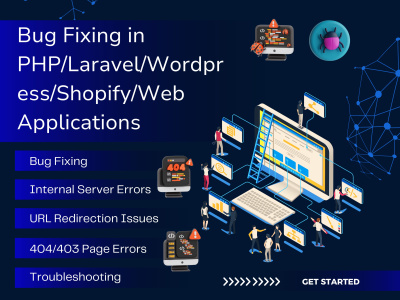 Bug fixing in PHP/Laravel/Wordpress/Shopify/Web Applications | Upwork