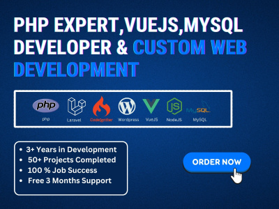PHP Expert | MySQL | Laravel | CodeIgniter | WordPress | Web Developer | Upwork