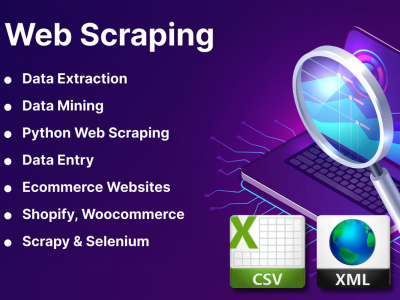 Web scraping, Data Extraction and automation within 24-48hrs | Upwork