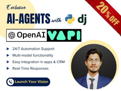 Custom AI agents into your systems with openai, llama, and vapi | Upwork