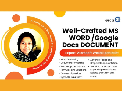 A Well-crafted Word Document. | Upwork