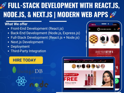 Full-Stack Development with React.js, Node.js, & Next.js Website & Web ...