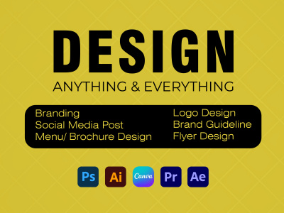 Any design related work in 24 hours | Upwork