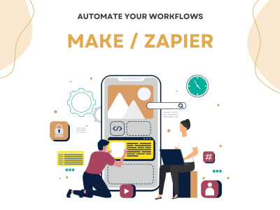 Workflow automation with Make or Zapier | Upwork