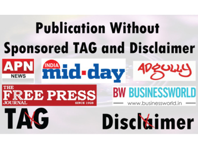 Article Publishing without sponsored tag and without disclaimer | Upwork