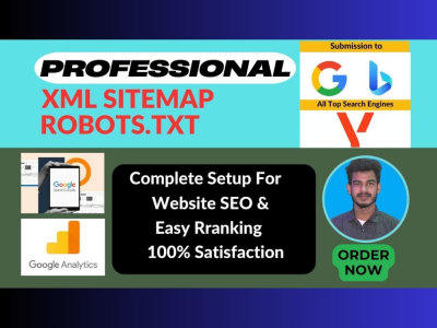 Advanced | XML sitemap | optimized | & robots txt for website SEO | Upwork