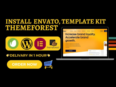 Urgently install envato element,themeforest,theme,template kit in 1hr | Upwork