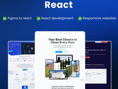 React JS | React Developer | Front End Developer | Reactjs | JavaScript | Upwork