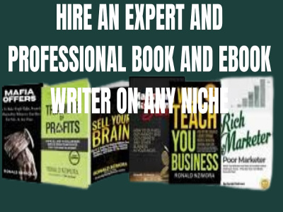 A Stunning Ebook Written on any niche of your desire | Upwork