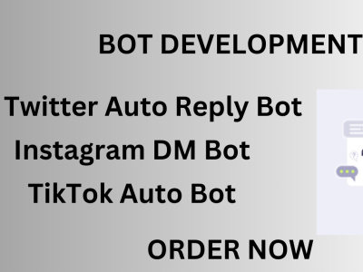 Instagram DM bot, TikTok post bot, twitter reply bot | Upwork